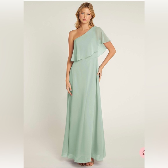 Azazie | Dresses | Azazie Lizzy Dress In Agave | Poshmark